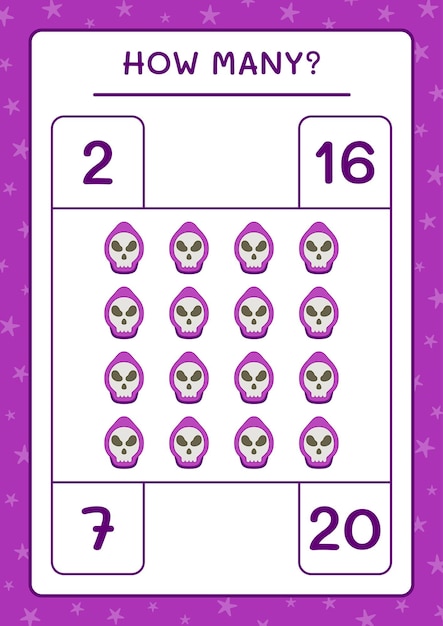 Alien Skull Counting Game: How Many Extraterrestrial Skulls? | Jiffy ...