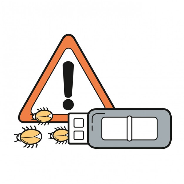 Cartoon-Style Caution Sign with Angry Facial Expression Illustration ...