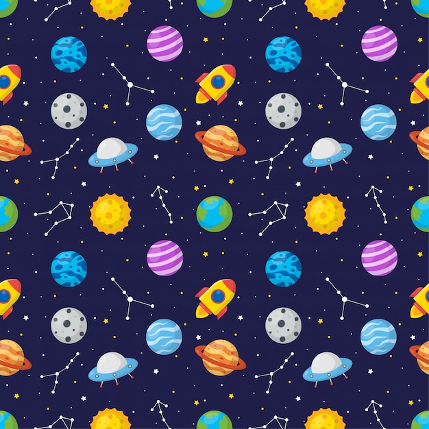 Vibrant Celestial Collection of Planets, Stars, and Cosmic Wonders ...