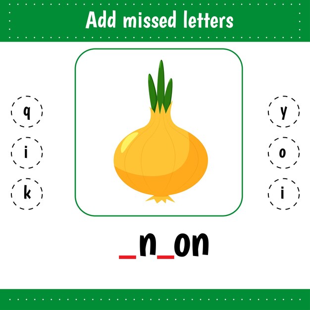 Vibrant Onion Icon: Adding Missing Letters | Jiffy Designs