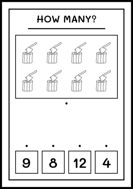 Engaging Visual Counting Puzzle with Detailed Illustrations | Jiffy Designs