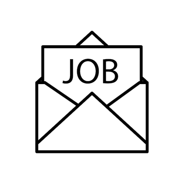 Iconic Envelope Icon Representing the Job Search Process | Jiffy Designs