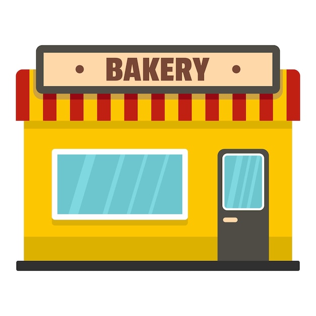 Vibrant Bakery Storefront with Striped Awning | Jiffy Designs
