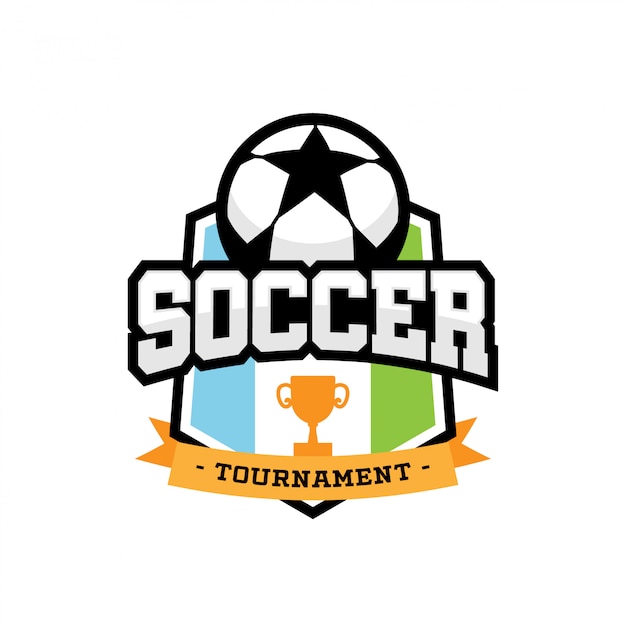 Vibrant Soccer Tournament Logo with Star and Trophy | Jiffy Designs
