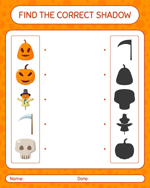 Spooky Halloween Shadows: Match the Shapes to Their Silhouettes | Jiffy ...