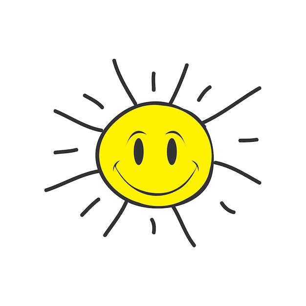 Radiant and Cheerful Sunshine Illustration | Jiffy Designs