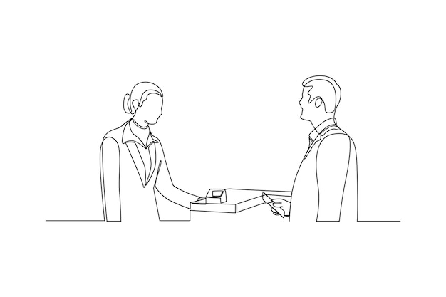 Formal Business Transaction Between Colleagues | Jiffy Designs