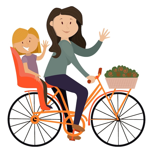 Joyful Bicycle Ride with Young Companion | Jiffy Designs
