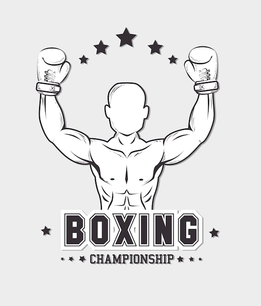 Victorious Boxer Celebrates Championship Title with Stars | Jiffy Designs