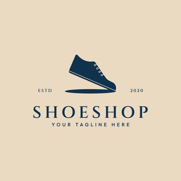 Classic Shoe Silhouette Shoe Store Logo | Jiffy Designs