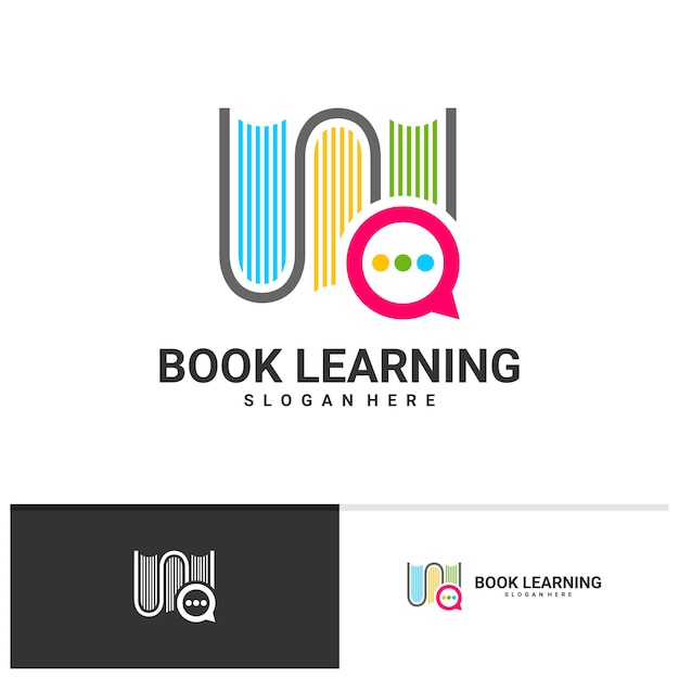 Vibrant Arches of Knowledge: A Captivating Book Learning Logo | Jiffy ...