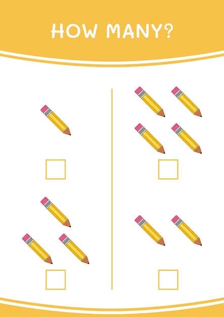 Colorful Pencils: A Counting Lesson | Jiffy Designs