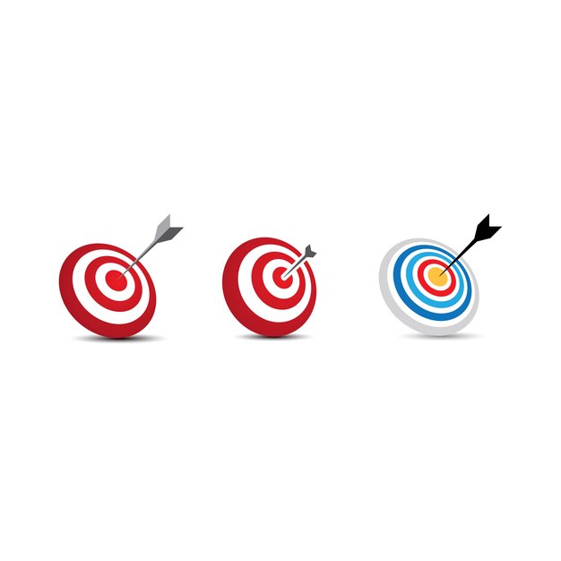 Vibrant Bullseye Targets with Striking Arrows | Jiffy Designs