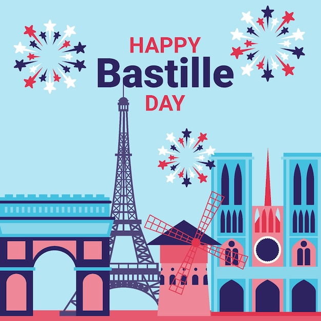 Vibrant Celebration of French History and Culture on Bastille Day ...