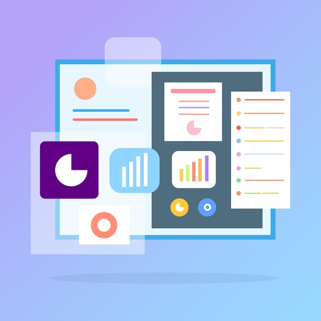 Colorful Data Analytics Dashboard with Charts and Graphs | Jiffy Designs