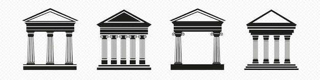 Majestic Greek Temples with Iconic Columns and Pediments | Jiffy Designs