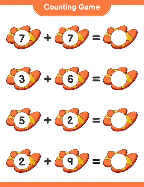 Adorable Paw-Print Counting Game for Kids | Jiffy Designs