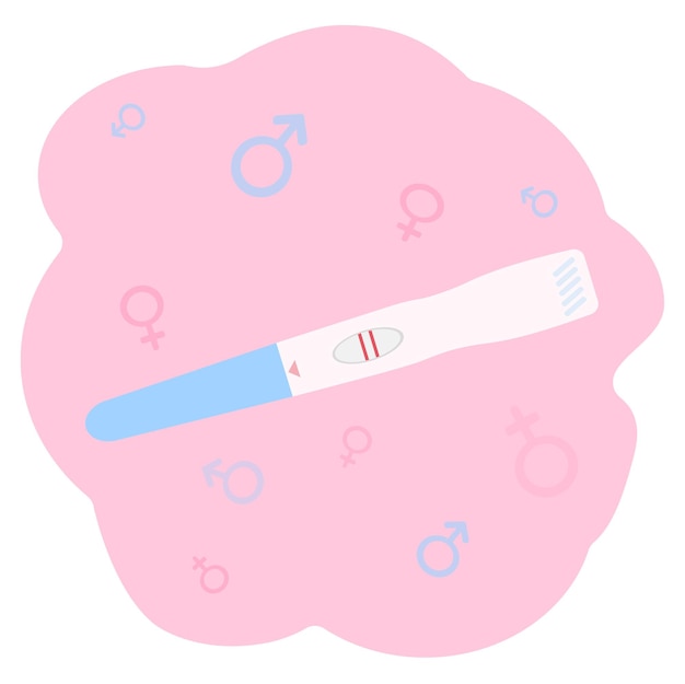 Delicate Pregnancy Test on Pastel Pink Background | Jiffy Designs