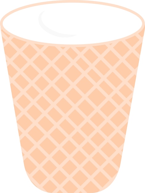 Vibrant Peach Diamond Pattern Cup | Jiffy Designs