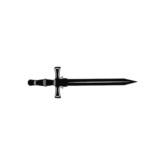 Intimidating Medieval Sword with Distinctive Cross Guard | Jiffy Designs