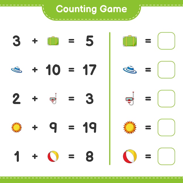 Engaging Math Counting Activity with Vibrant Illustrations | Jiffy Designs