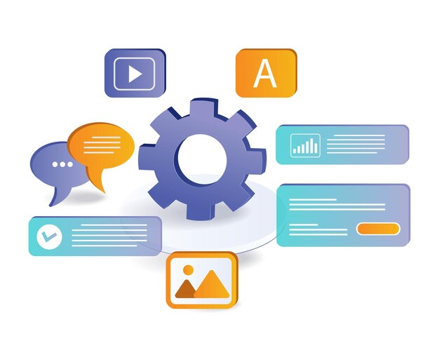 Vibrant Digital Interface with Engaging Symbols and Elements | Jiffy ...