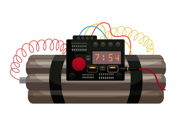 Colorful Countdown Detonator with Digital Timer Display | Jiffy Designs