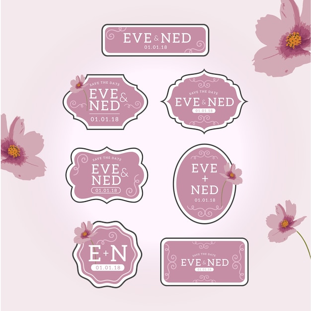 Elegant Floral Insignia with Vintage Typography | Jiffy Designs