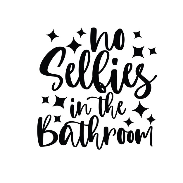 Playful Bathroom Lettering with Whimsical Star Accents | Jiffy Designs