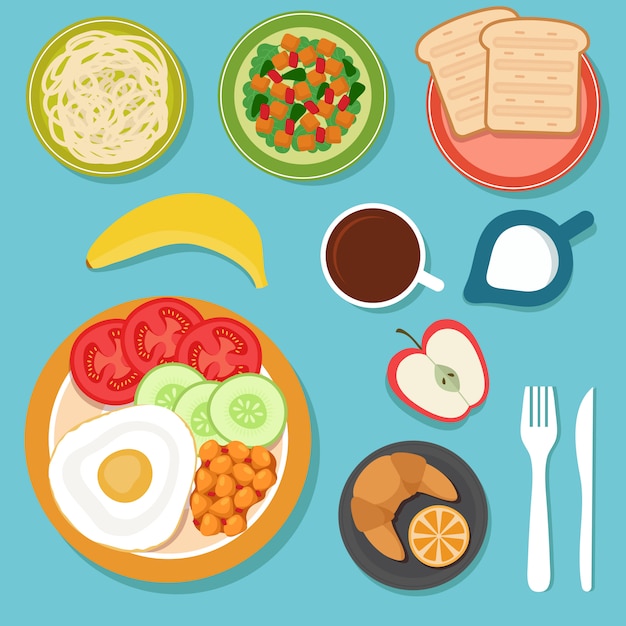 Delightful Breakfast Spread: A Vibrant Visual Feast | Jiffy Designs