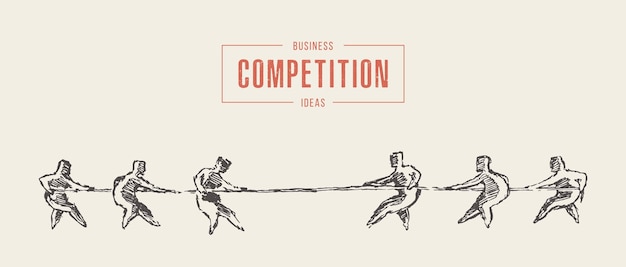 Runners Competing in a Fierce Business Race | Jiffy Designs