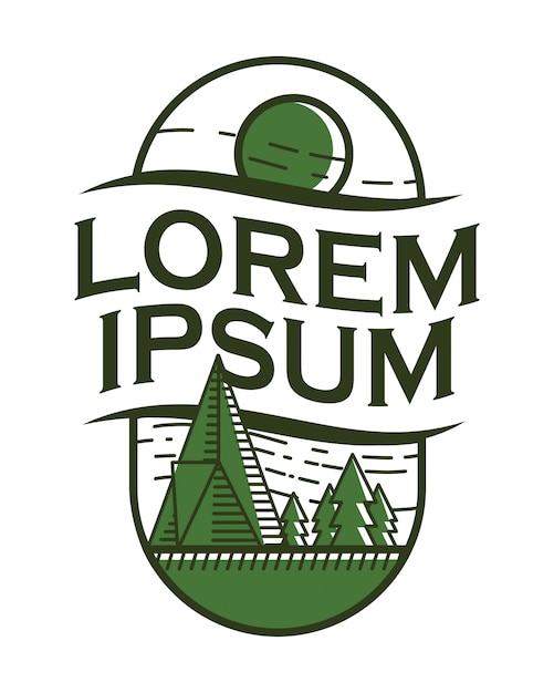 Serene Landscape with Iconic Lorem Ipsum Text | Jiffy Designs