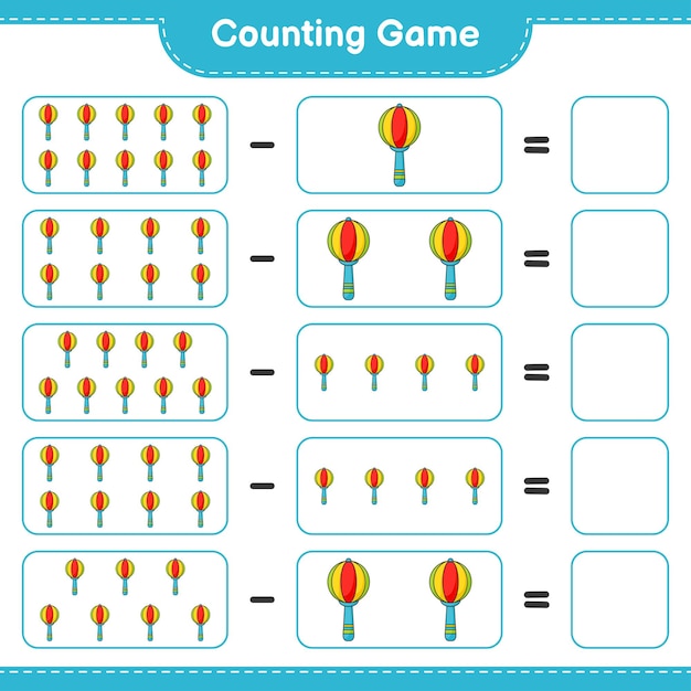 Colorful Balloon Collection: A Fun Counting Game | Jiffy Designs
