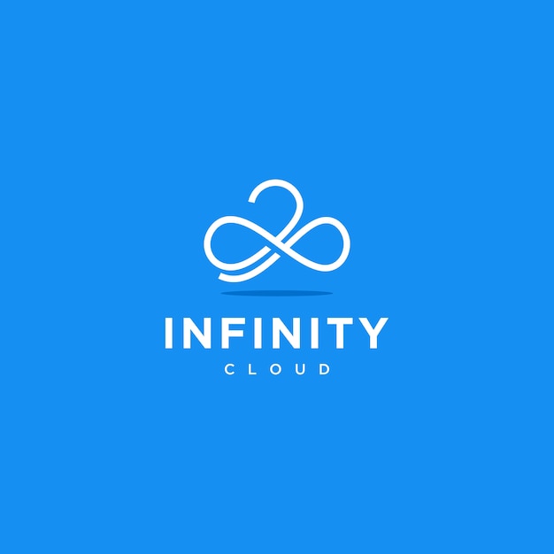 Elegant Infinity Symbol in Minimalist Cloud Design | Jiffy Designs