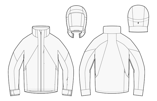Versatile Windbreaker Jacket with Distinctive Design Elements | Jiffy ...