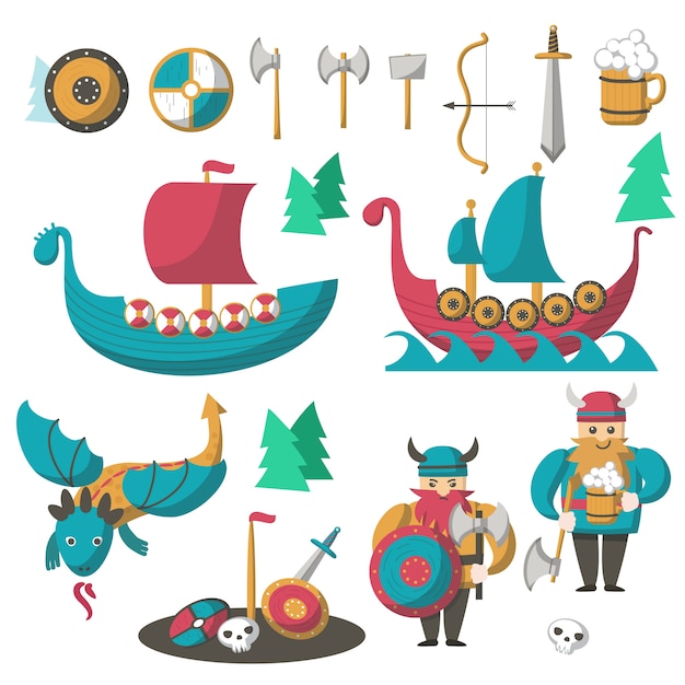 Enchanting Viking Voyage: Mythical Ships, Creatures, and Warrior ...