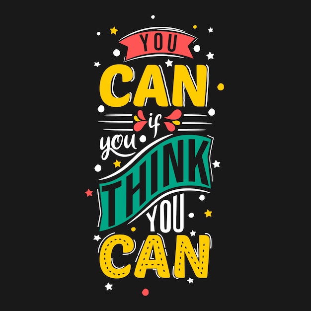 Vibrant Motivational Typography with Inspiring Message | Jiffy Designs