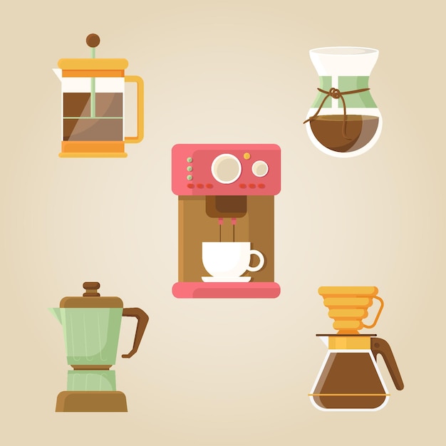 Vibrant Collection of Coffee Making Essentials | Jiffy Designs