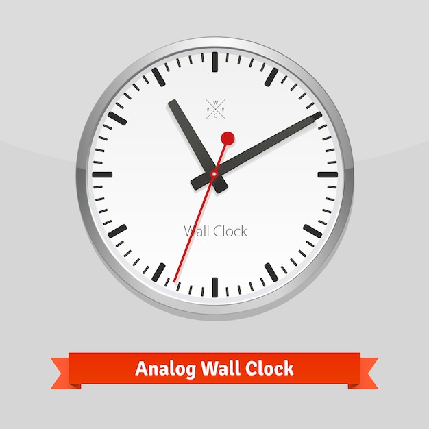 Timeless Analog Wall Clock with Minimalist Design | Jiffy Designs