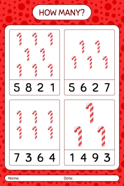 Counting Candy Canes: A Fun Holiday Math Activity | Jiffy Designs