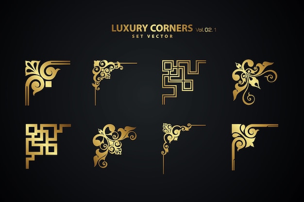 Elegant Golden Ornamental Corner Designs for Luxury Decor | Jiffy Designs