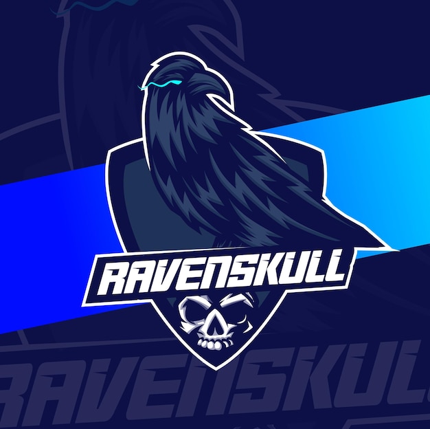Powerful Raven Emblem with Striking Design | Jiffy Designs