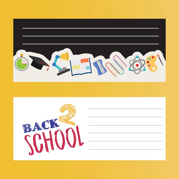 Vibrant Back to School Supplies and Stationery Collage | Jiffy Designs