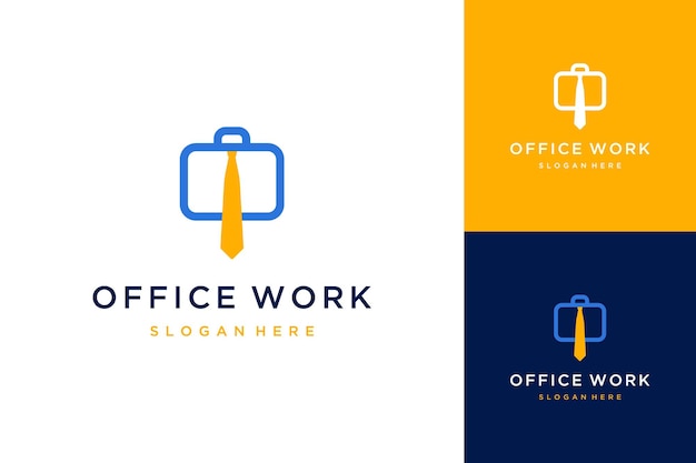 Minimalist Briefcase Icon for Professional Office Services | Jiffy Designs