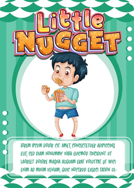 Delightful Treats: The Little Nugget Boy | Jiffy Designs