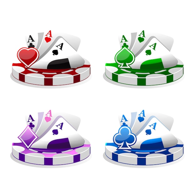 Vibrant Playing Card Emblems for Diverse Design Applications | Jiffy ...