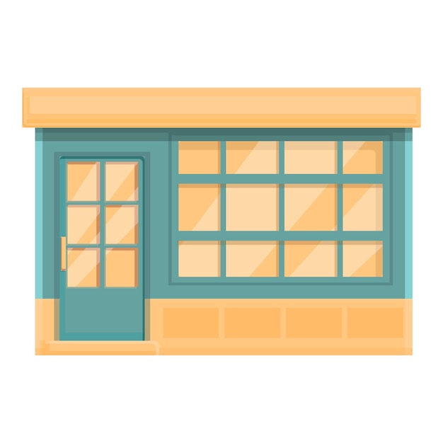 Charming Teal and Wooden Storefront with Inviting Display Windows ...