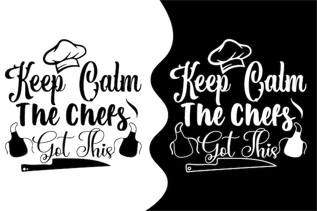 Inspiring Chef's Motto in Stylized Calligraphy | Jiffy Designs