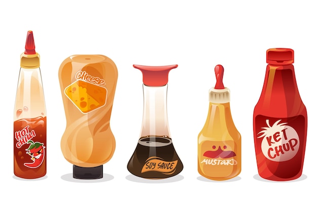 Vibrant Condiment Collection: Sauces, Dips, and Seasonings | Jiffy Designs
