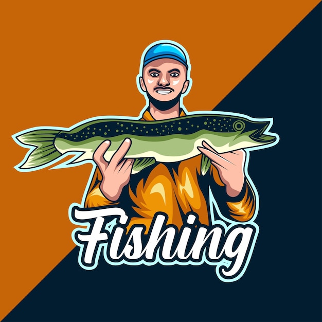 Passionate Angler Proudly Displays Vibrant Freshwater Fish | Jiffy Designs